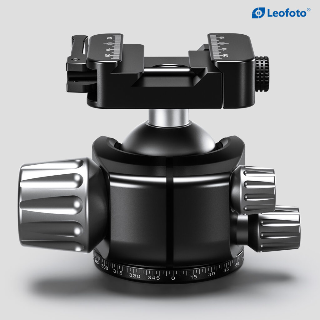Leofoto LH-40SC Lever-Release Hybrid Clamp Ball Head for Shooting ...
