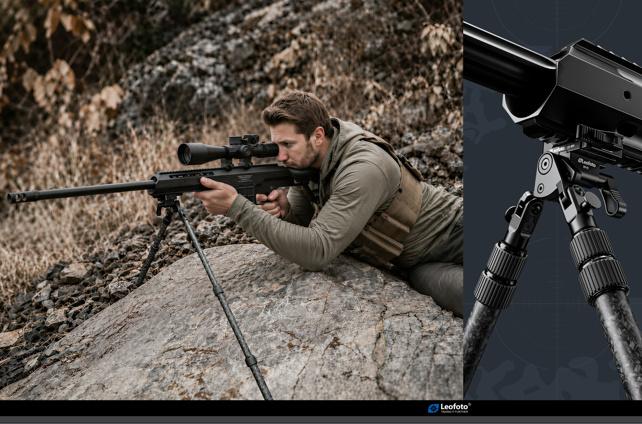 Leofoto BIP-B1（Forged Pattern） Low- to Mid-Height Multi-Functional ...